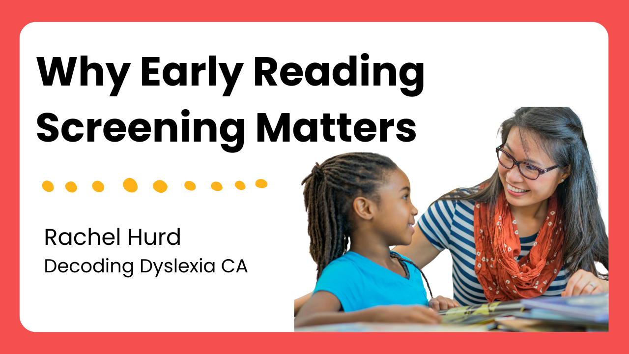 The Importance of Early Reading Screening