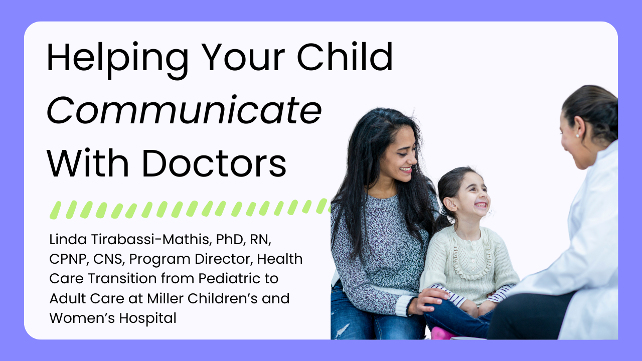 How to Help My Child Communicate With Doctors