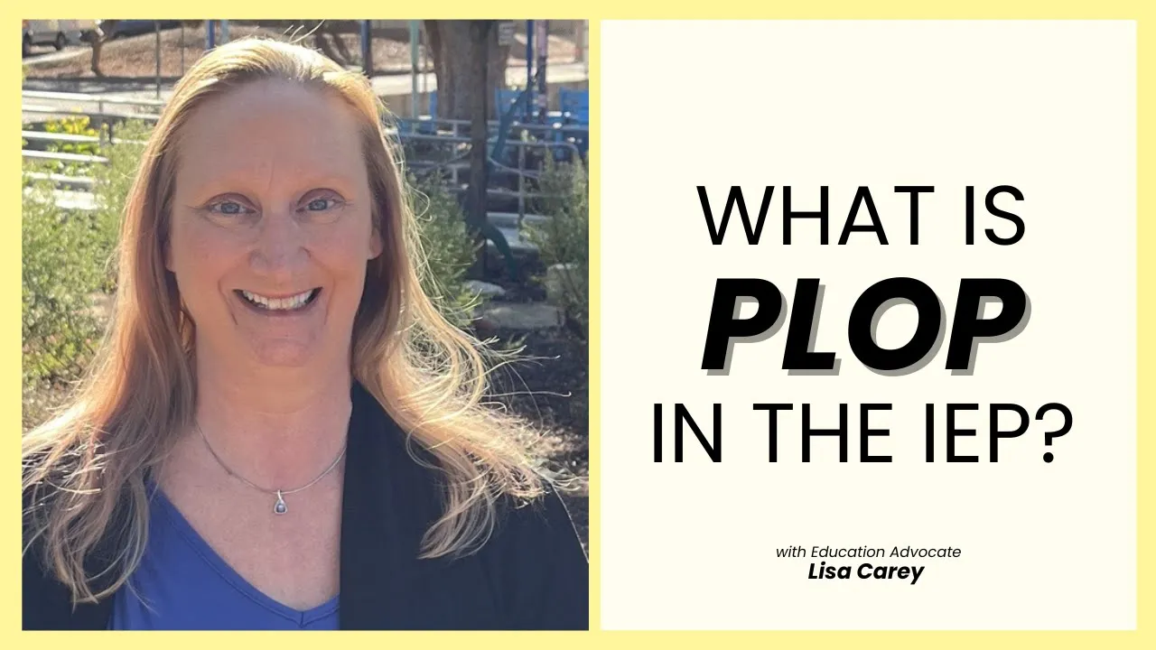 Present Levels of Performance in an IEP - Video