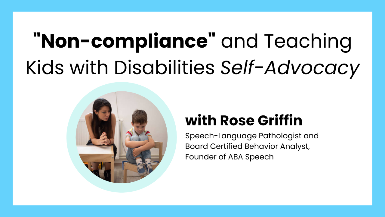 Teaching Self-Advocacy