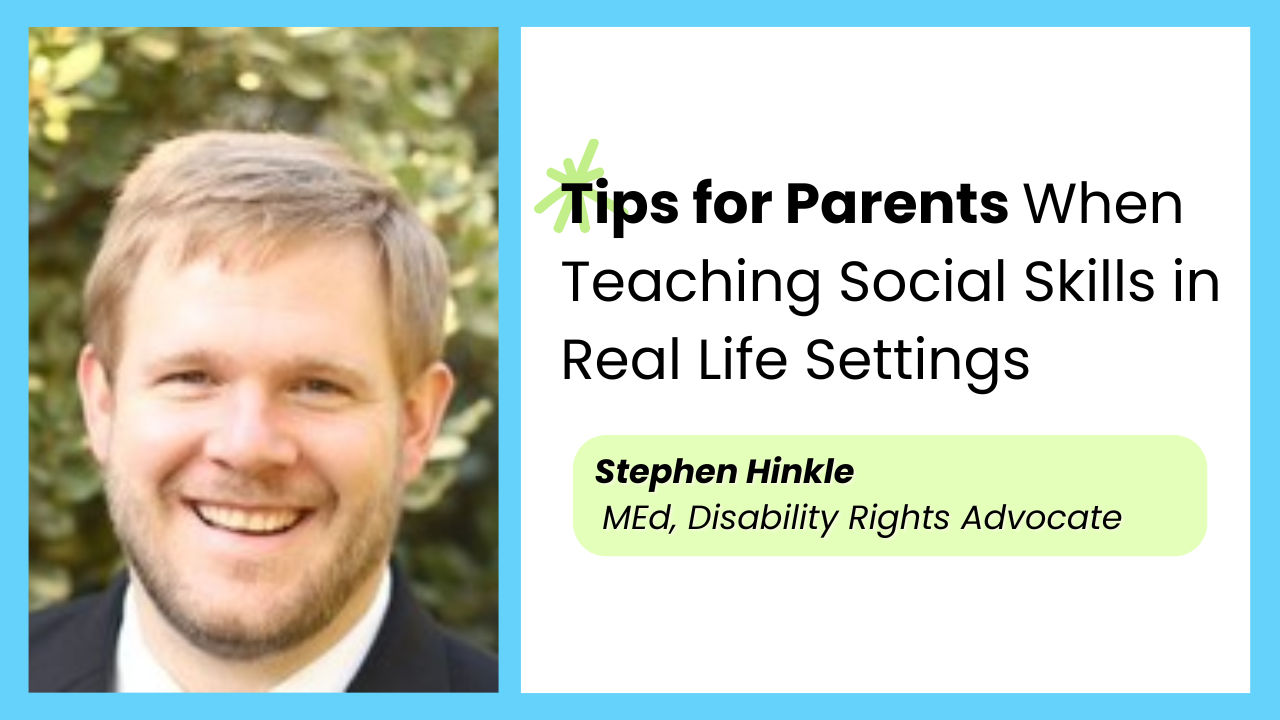 Teaching Social Skills in Real Life Setting