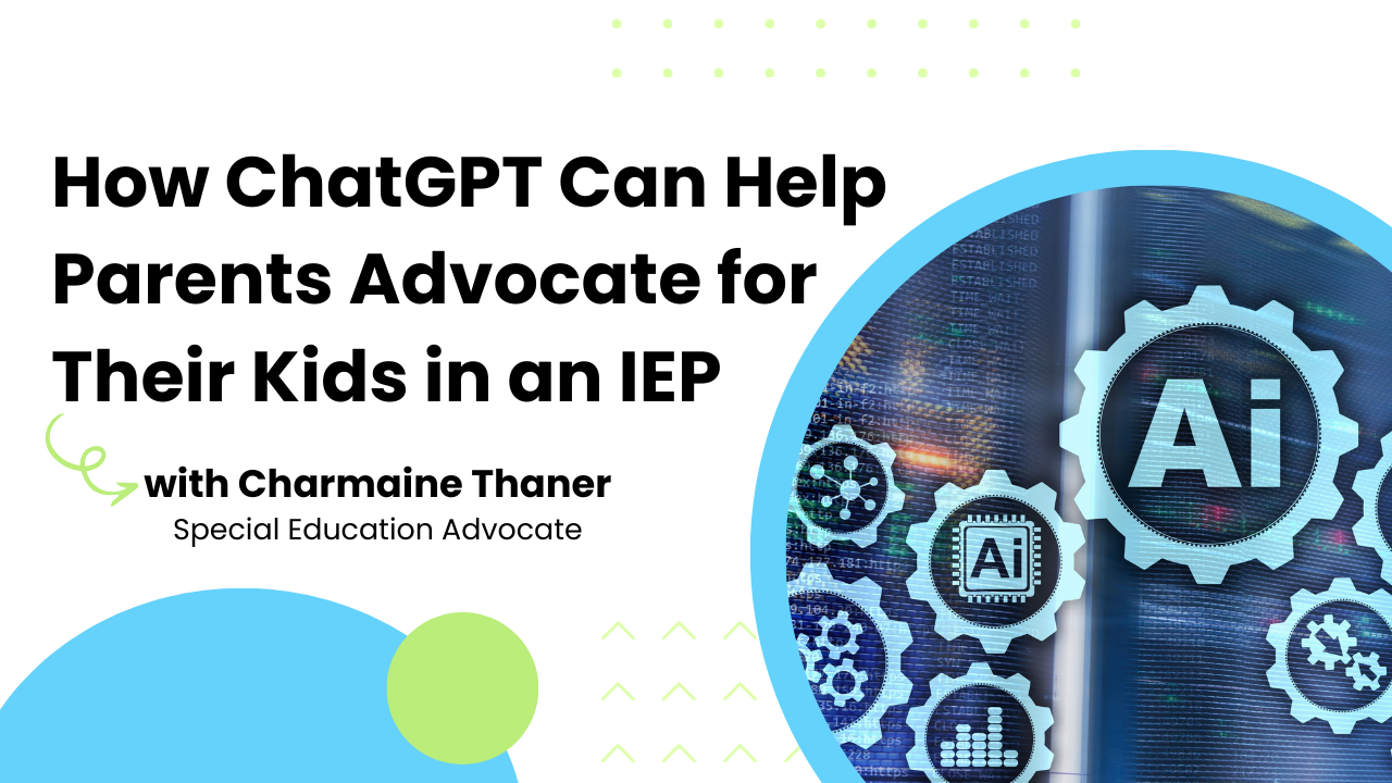 Using ChatGPT in an IEP