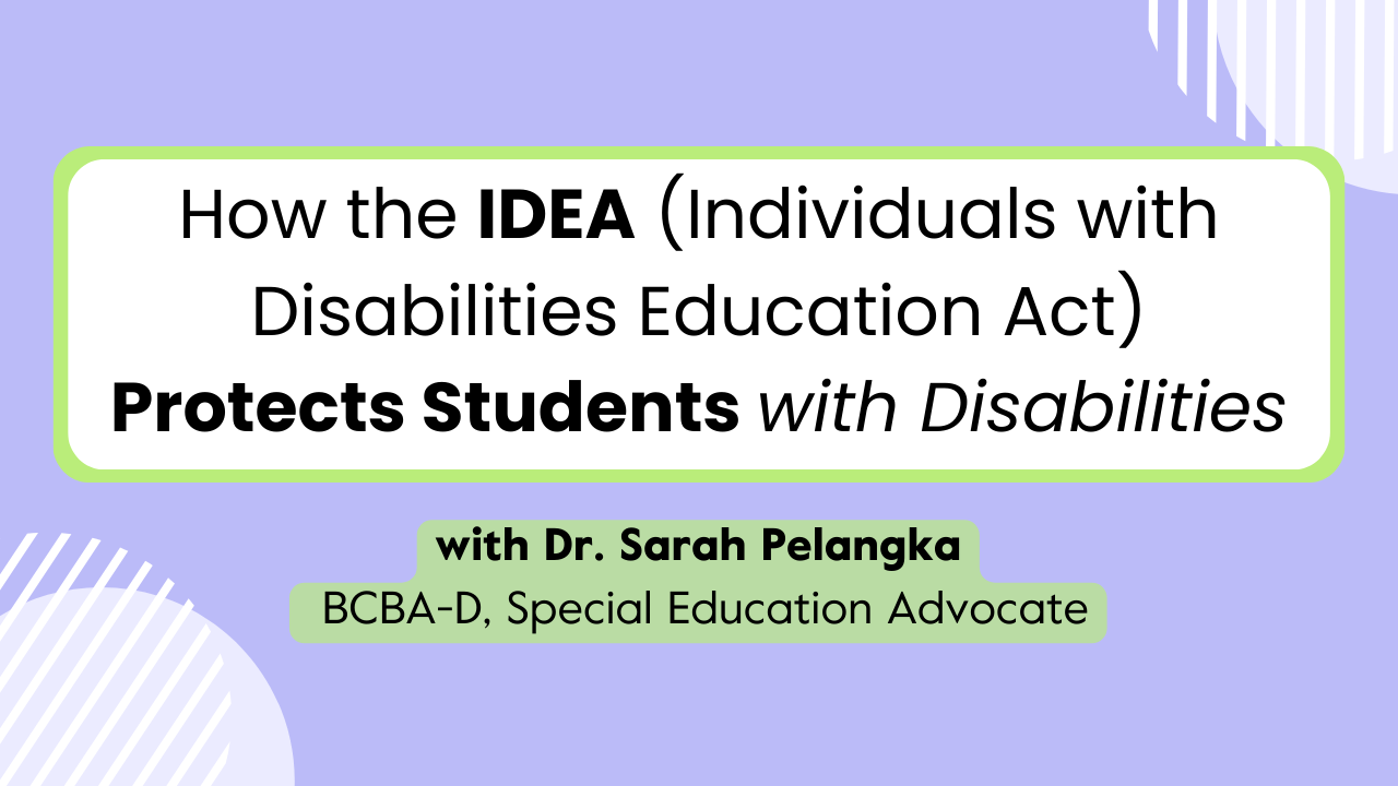 Individuals with Disabilities Education Act
