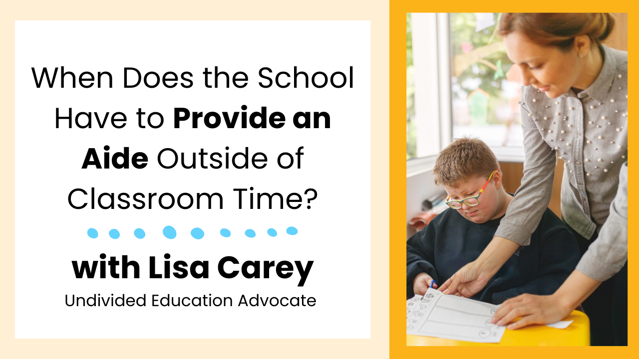 Aides for Extra Curricular activities