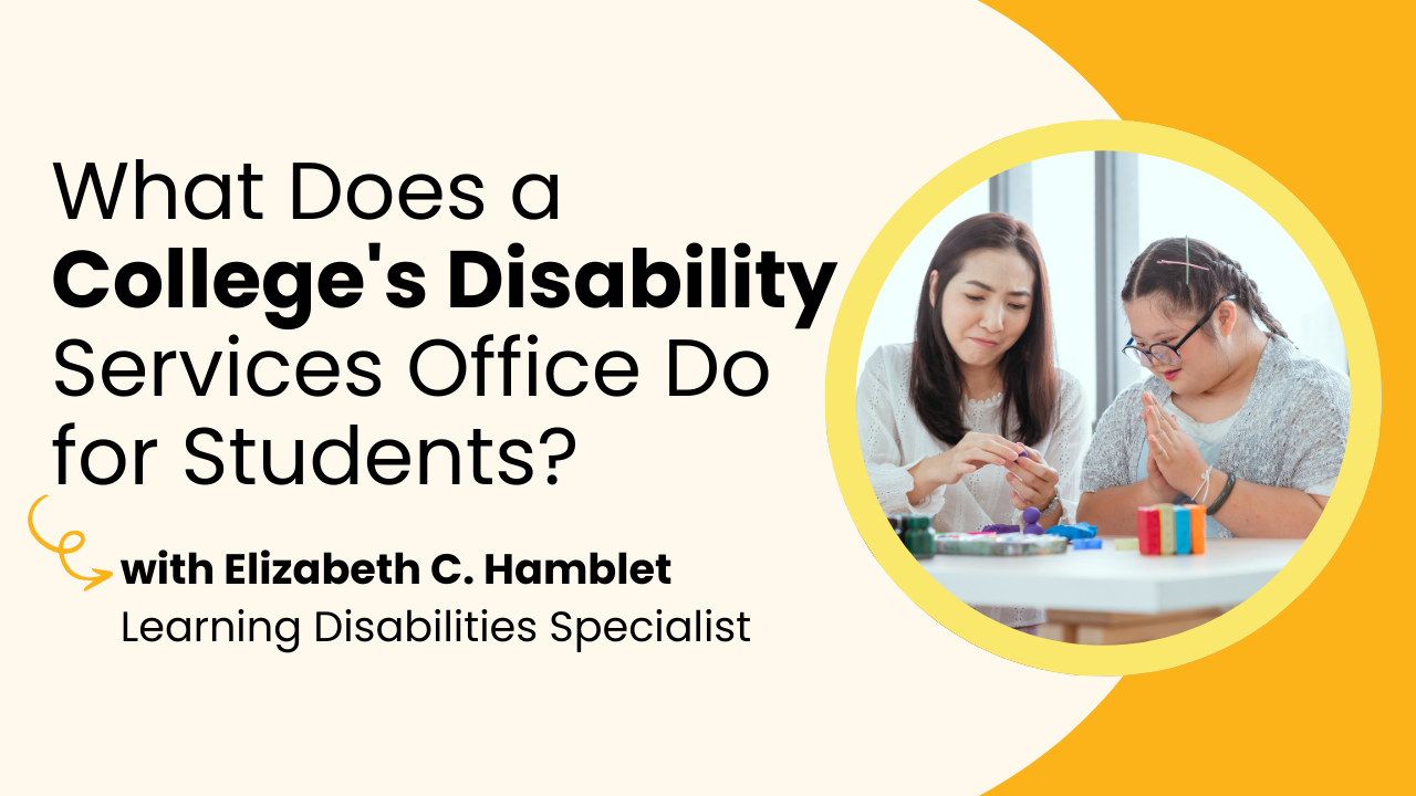How Can a College's Disability Service Office Help Students?