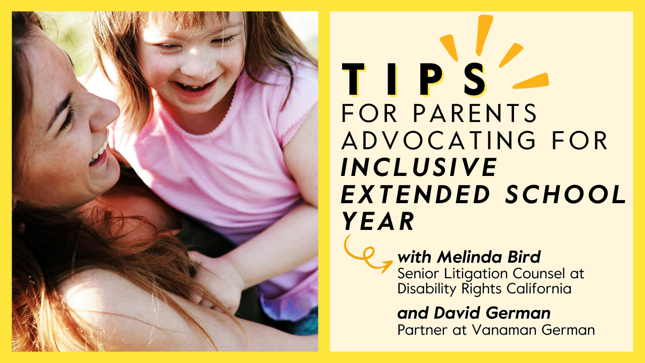 Tips for Parents Advocating for Inclusive Extended School Year