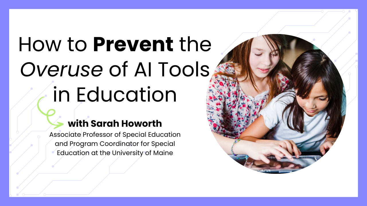How to properly use AI tools in education